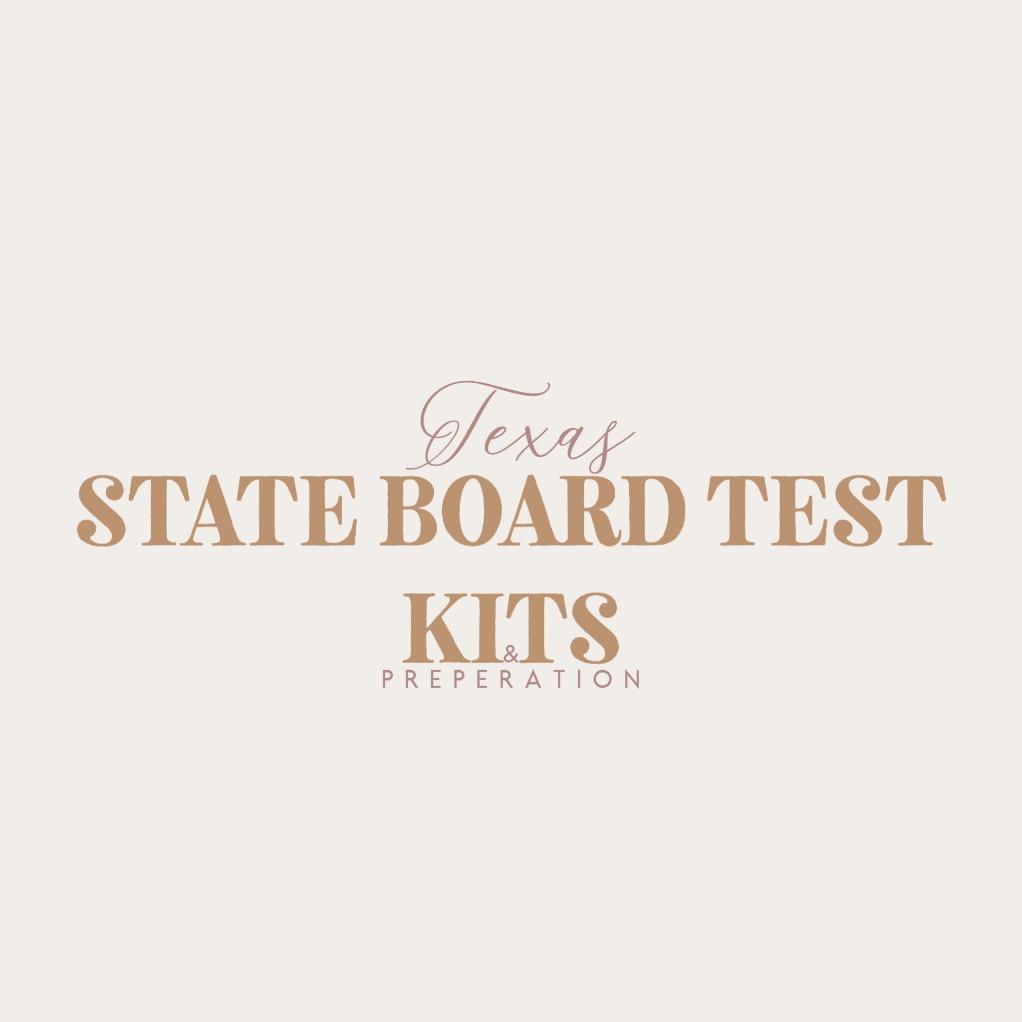 Cosmetology Kits - Texas state board test kits & prep classes