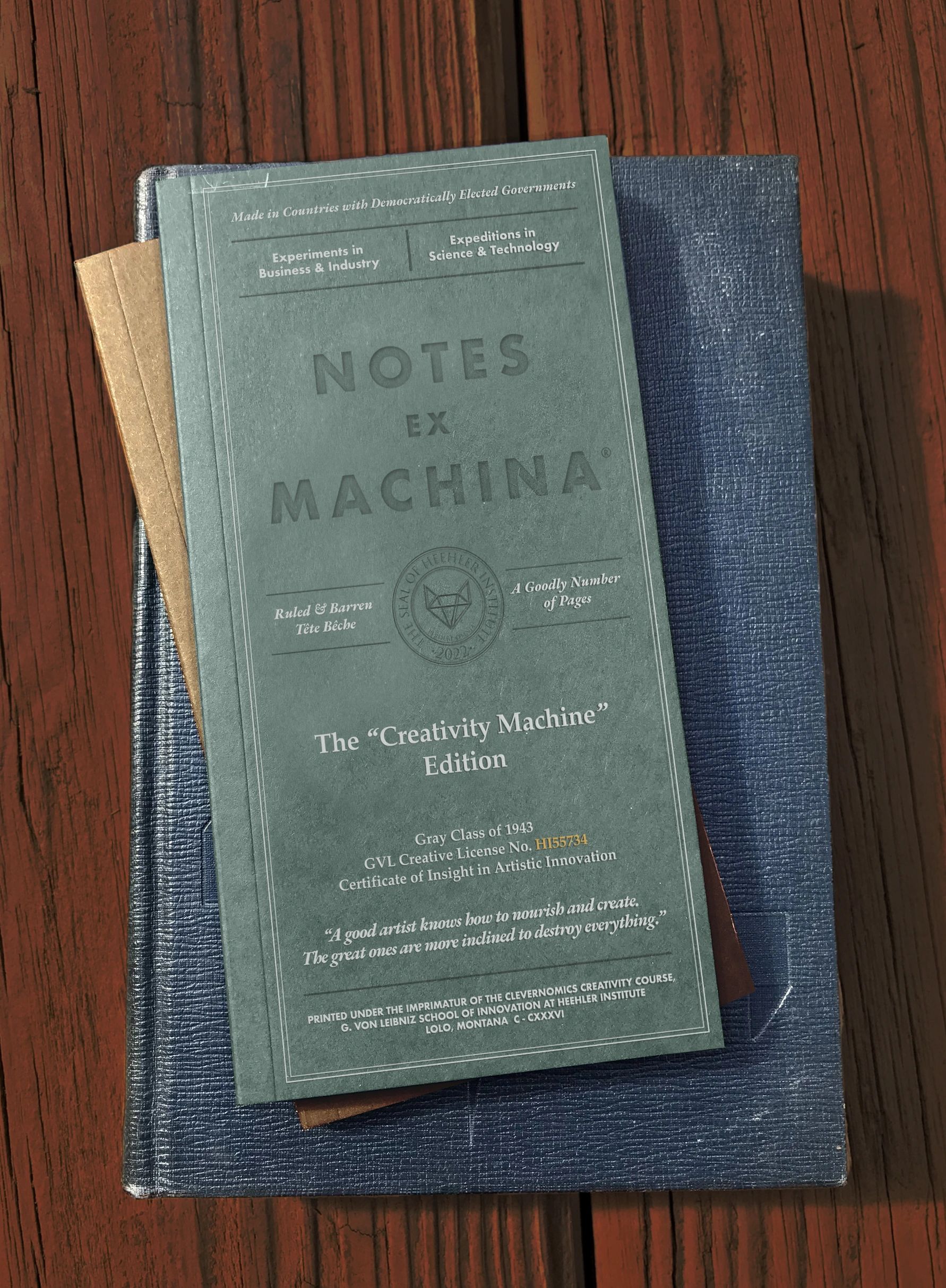 Notes Ex Machina - Pocket Notebooks, Stationery, Notebooks