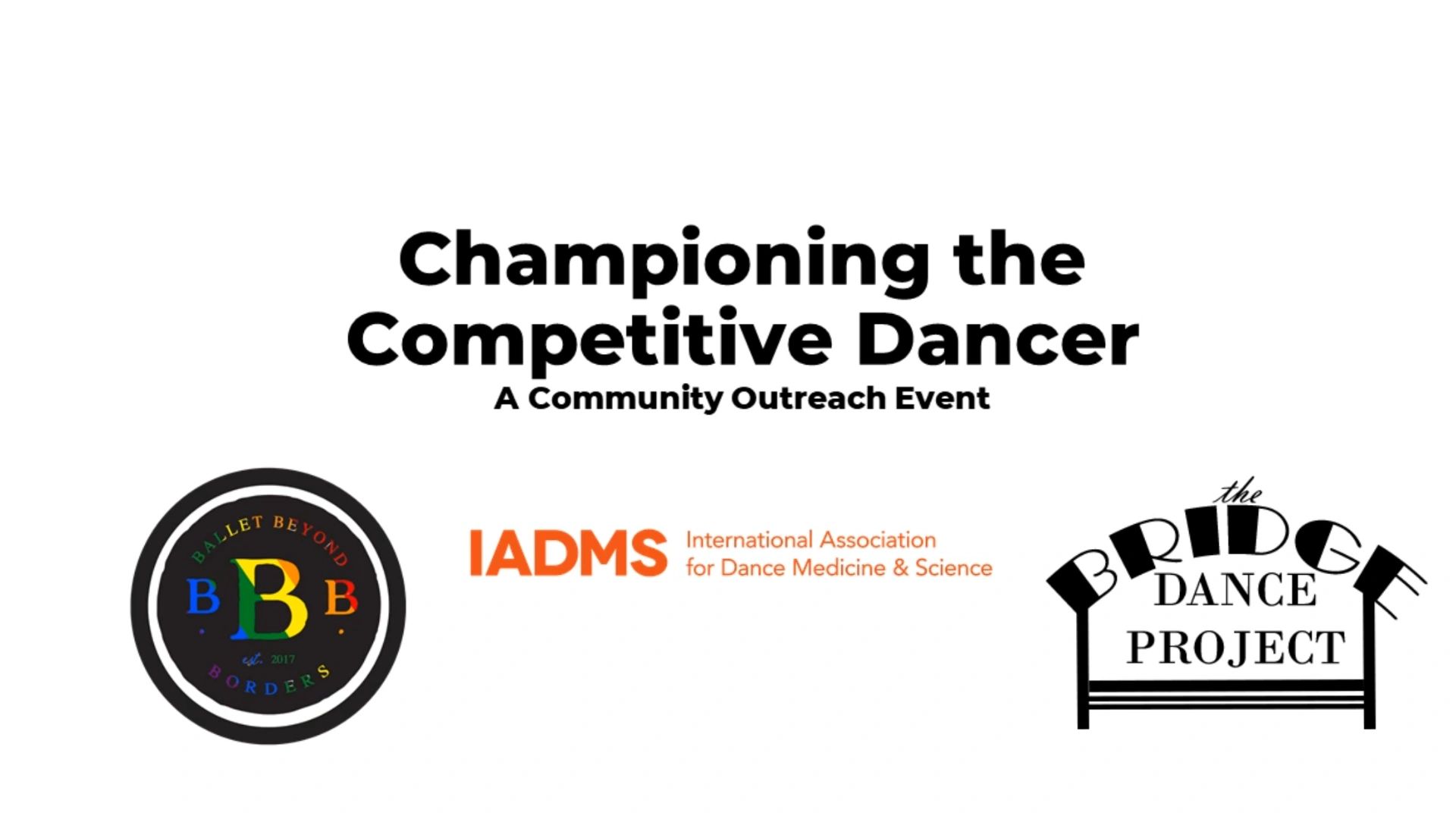 Championing the Competitive Dancer