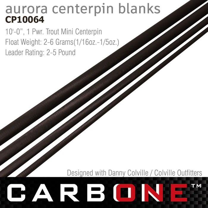 Aurora Centerpin Blank 10' 4 piece 1 Power Trout/Mini Pin Blanks