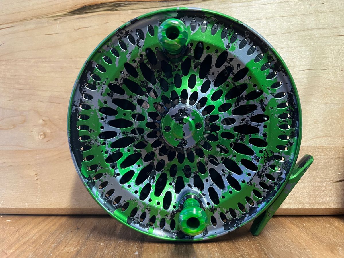 CPR Monsoon 5.65" Sponge Camo Centerpin Reel