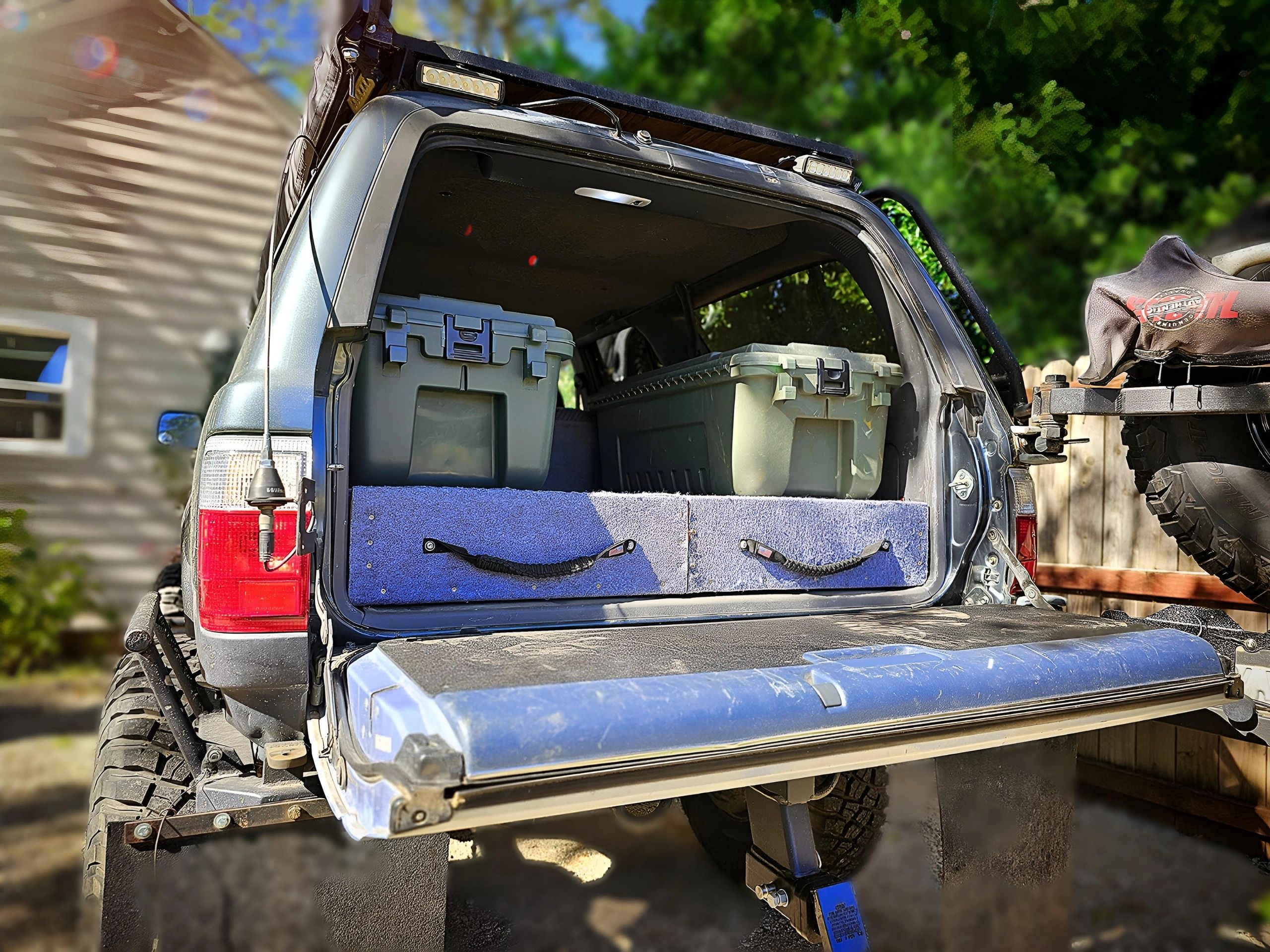 4runner Cargo drawers. Best DIY mod. 2nd gen 4runner Cargo boxes.