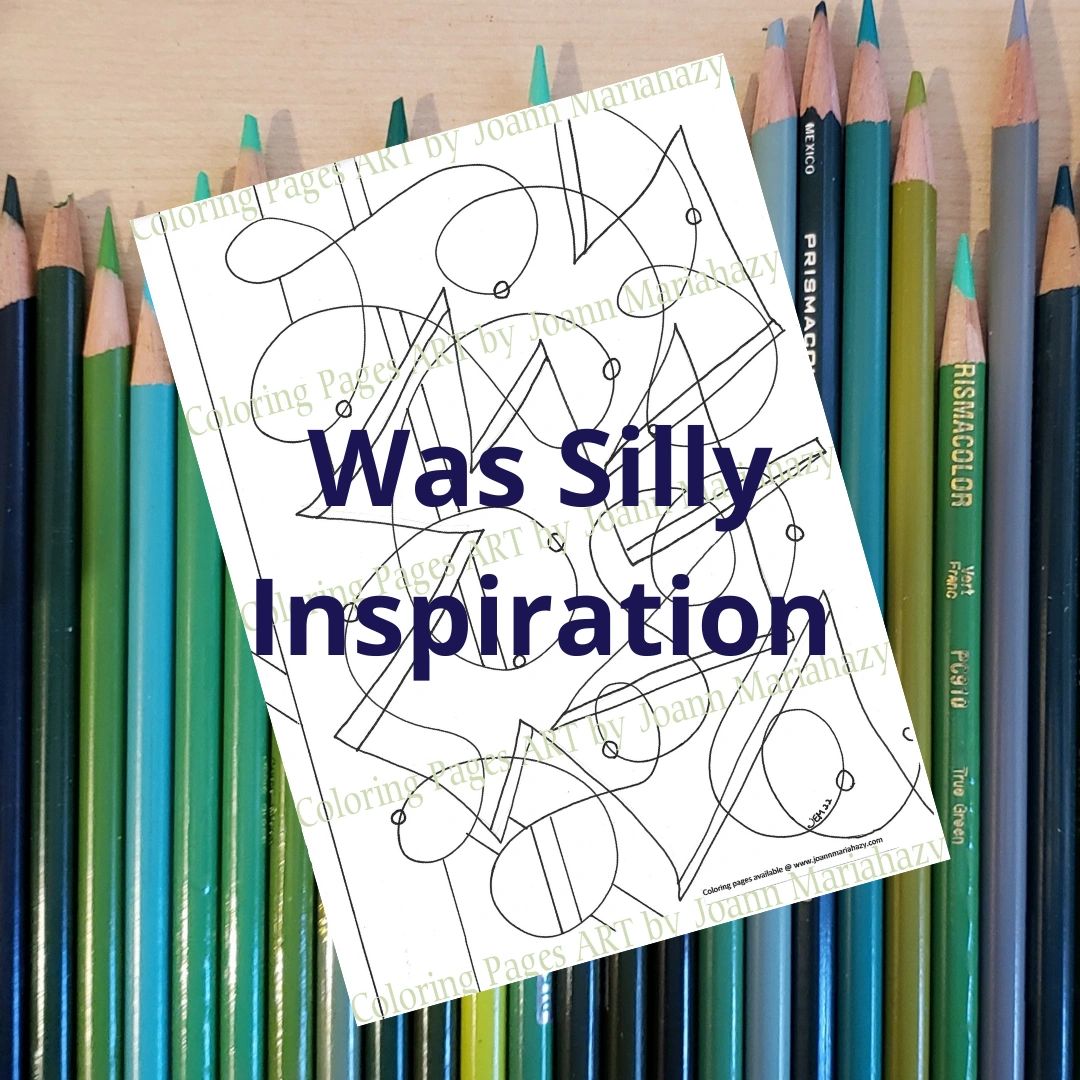 Was Silly Inspiration - Individual Hand Drawn Coloring Page