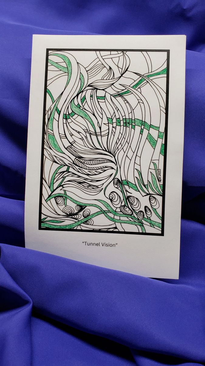 Tunnel Vision - Cards to Color