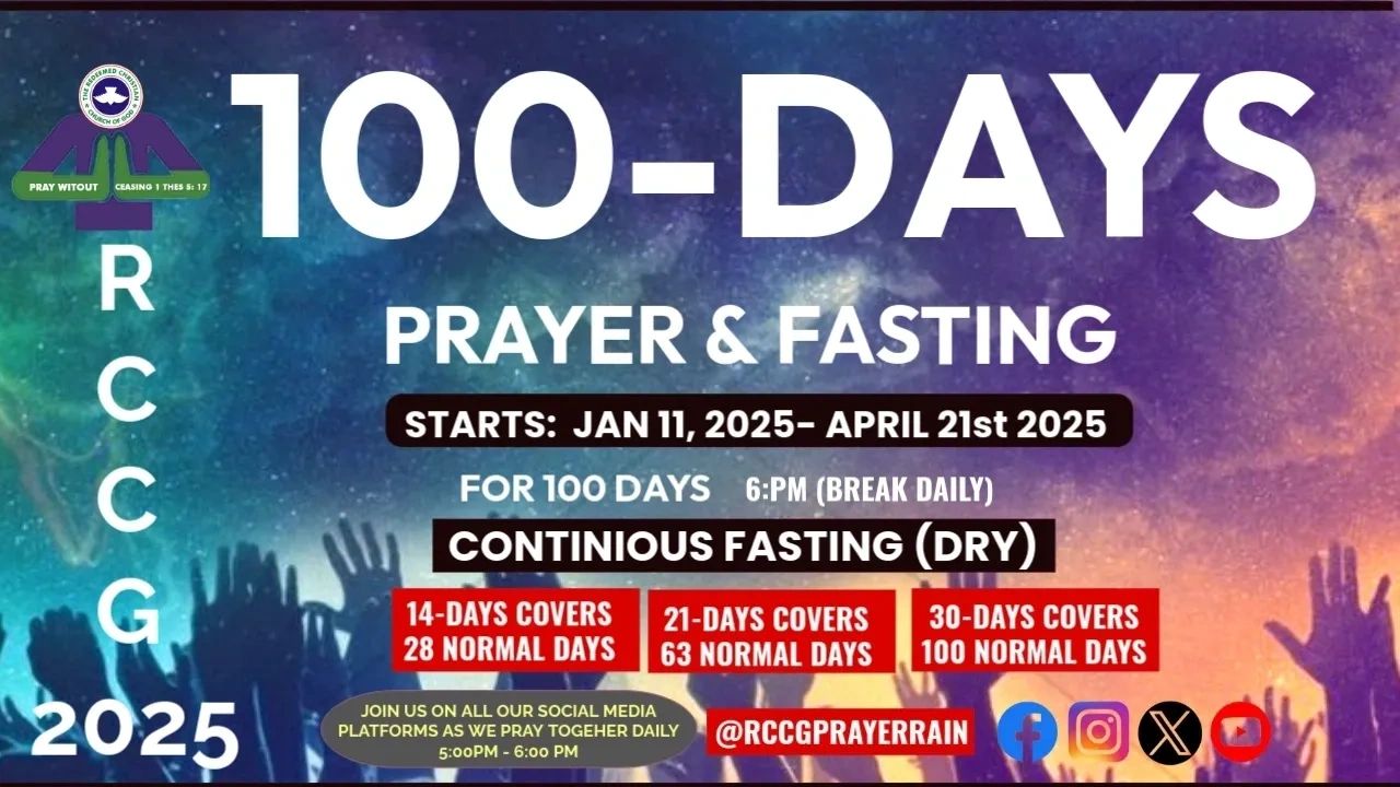 RCCG Prayer - Join Our Intercontinental Prayer Coordinator Today