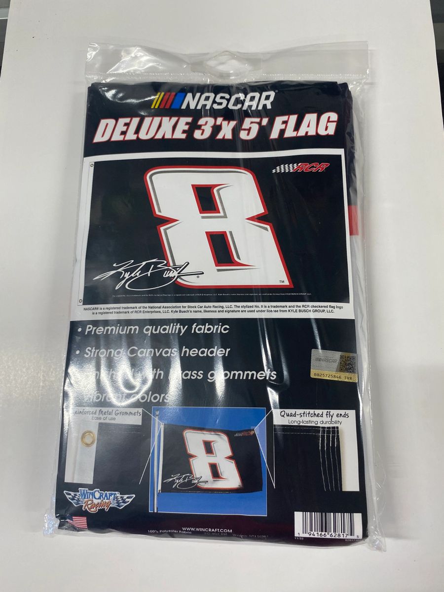 Kyle Busch 3x5 Deluxe Flag