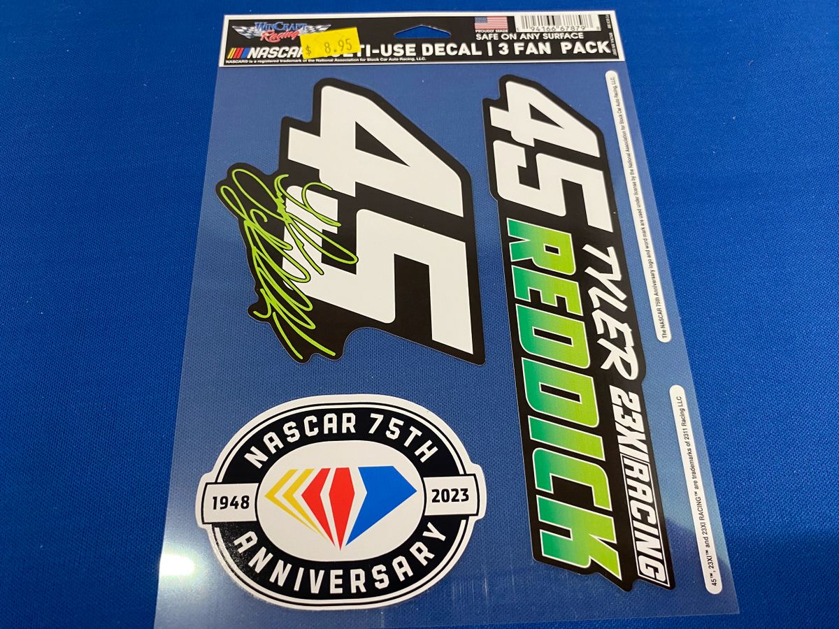 Tyler Reddick decal Fan Pack
