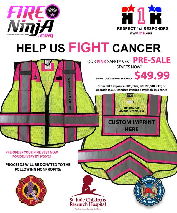 FIRE NINJA SAFETY EQUIPMENT - Safety Equipment, 6 Point Breakaway Vest ...