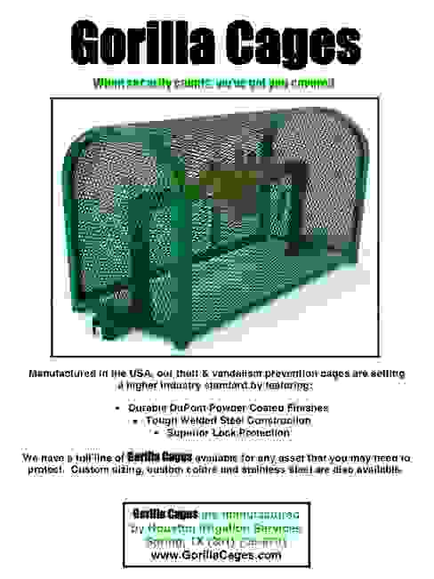 Gorilla Manufacturing - Backflow Cages, Backflow Enclosures | Gorilla ...