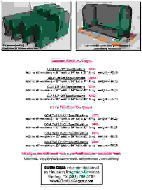 Gorilla Manufacturing - Backflow Cages, Backflow Enclosures | Gorilla ...
