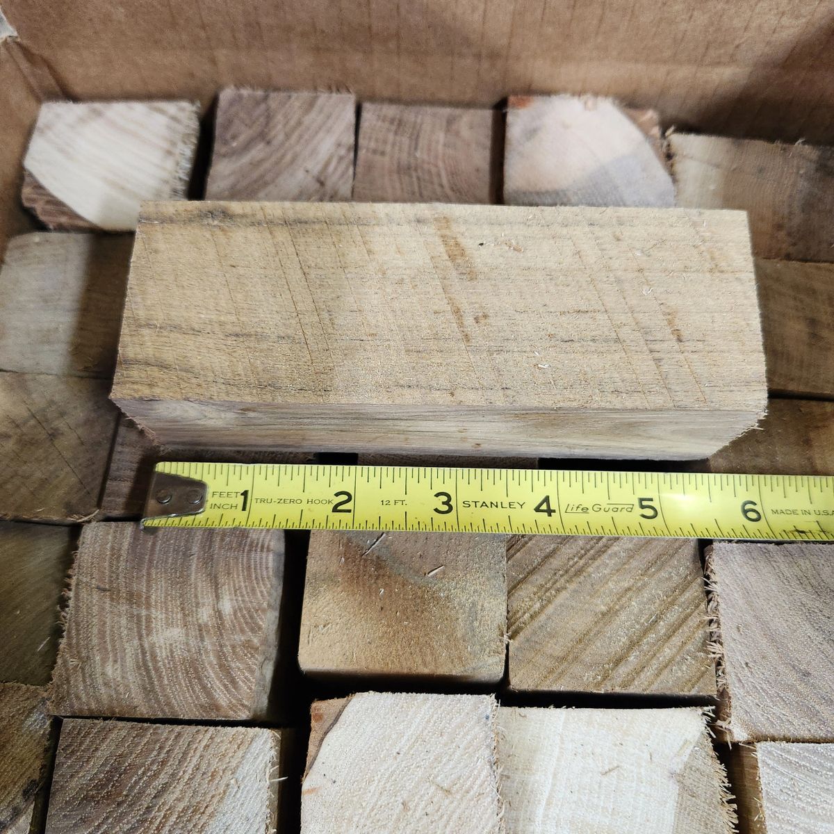 Hickory Wood Long Cut Chunks 5 1/2 inch