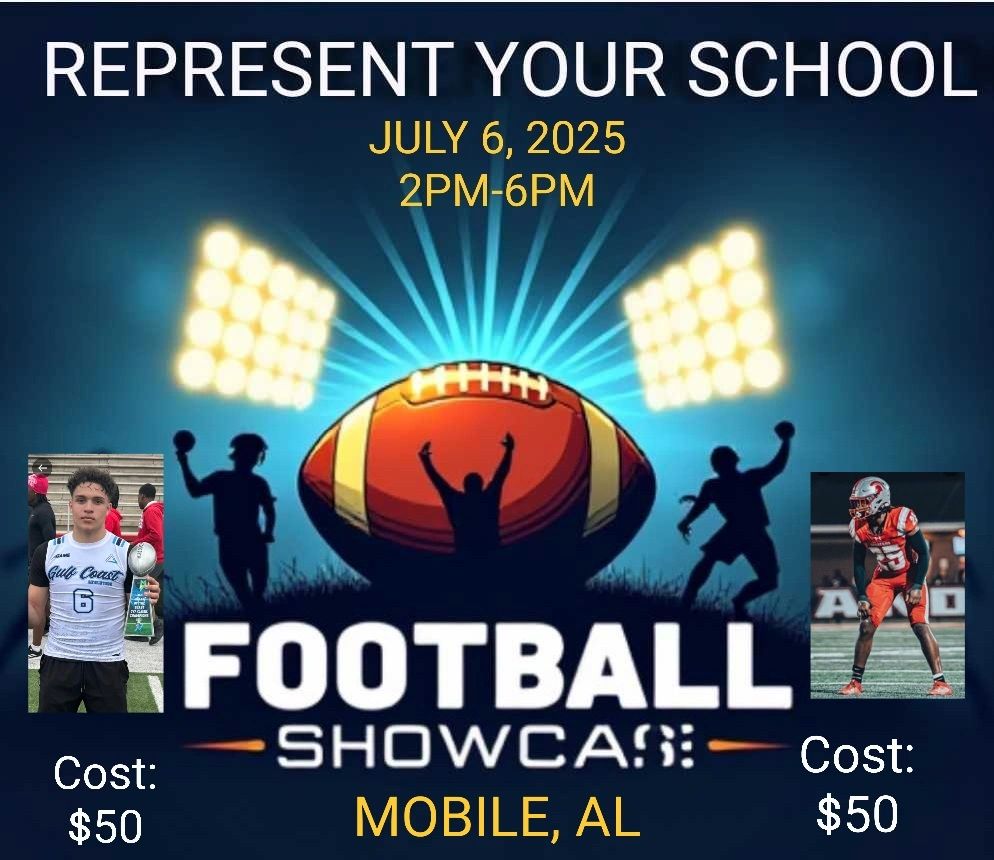 Football 365 Showcase is set for July 6, 2025 in the Mobile area