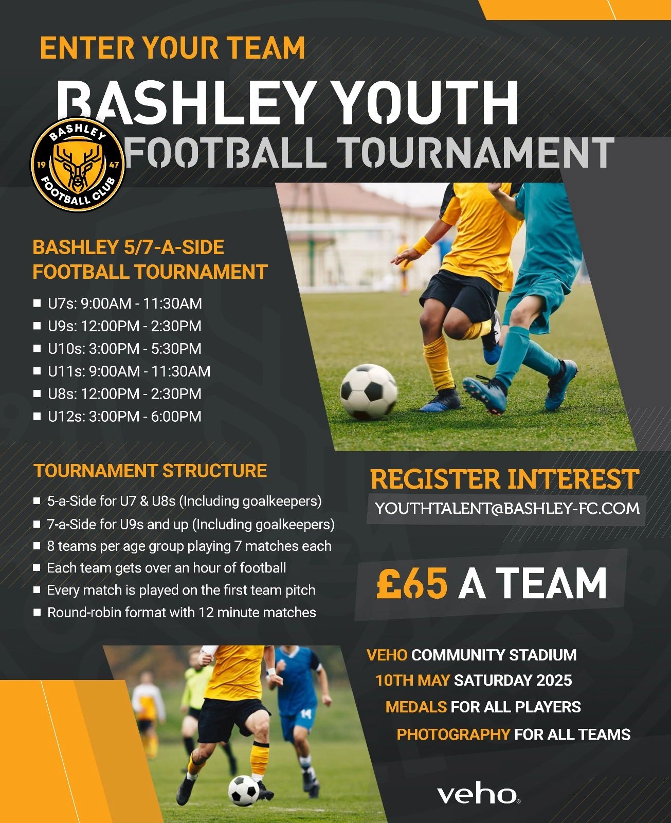 Bashley Youth Football Tournament - 10th May 25