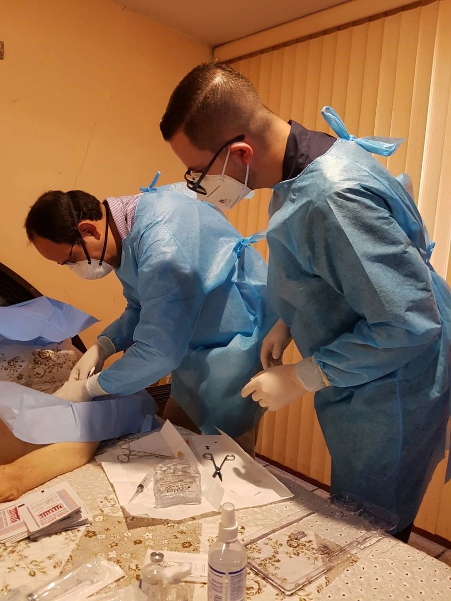 Colocación de cateter vascular