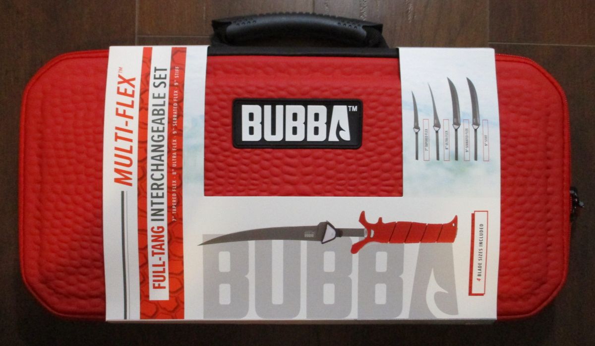 Bubba Blade Multi-Flex Full-Tang Interchangeable Filet Knife Set (Four ...