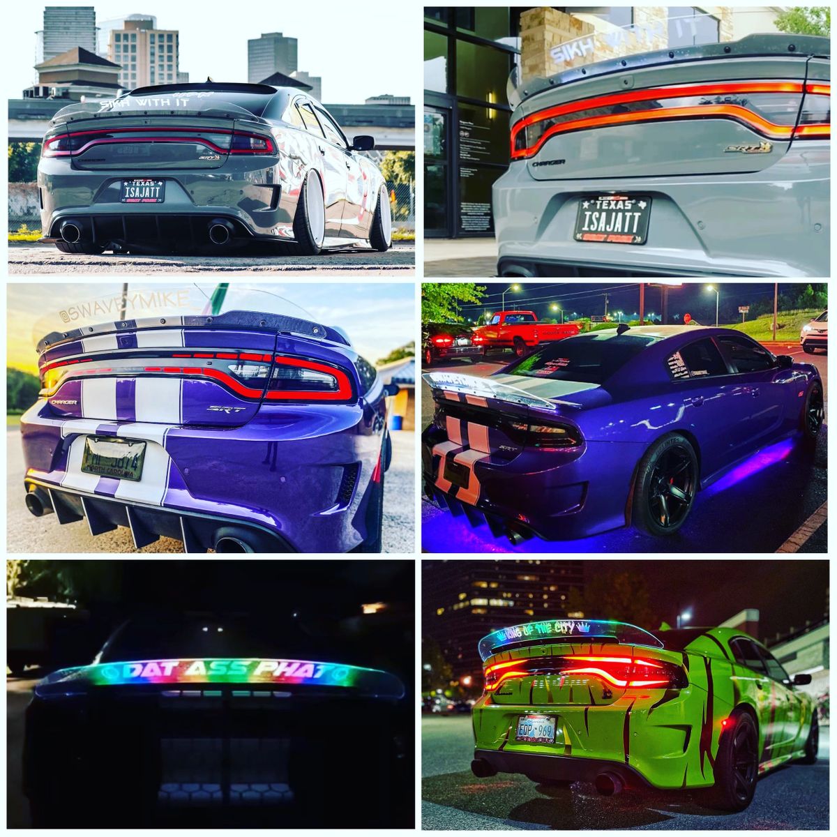 LitePulse Dodge Charger 15+ Illuminated Wickerbill