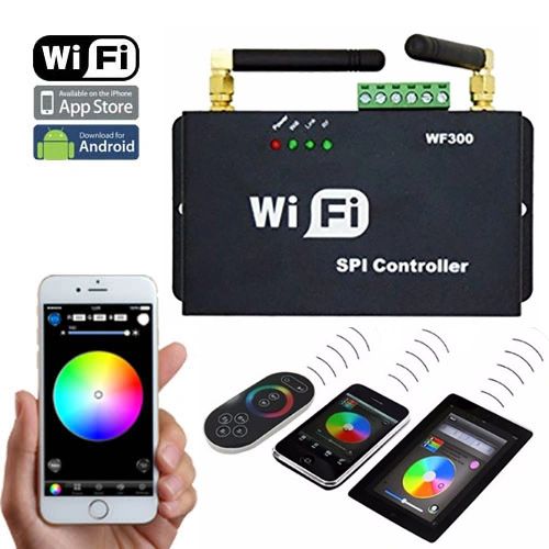 WF300 SPI LED WIFI Controller BT+RF