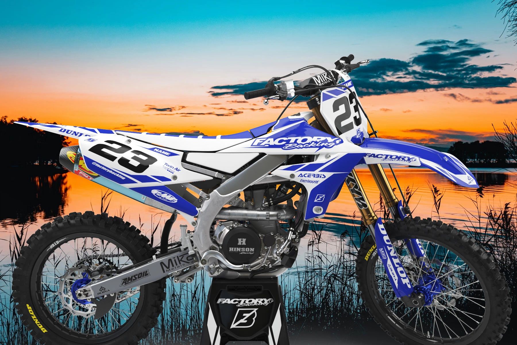 Custom Motocross Graphics | Custom Dirt Bike Graphics | Dirt Bike seat ...