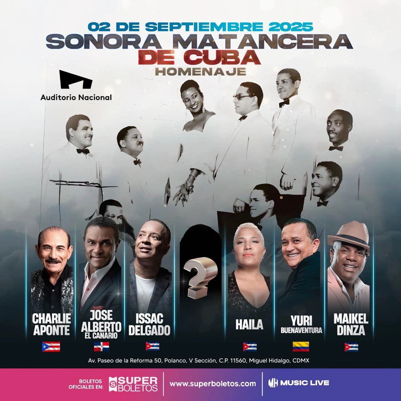 HOMENAJE A LA SONORA MATANCERA EN EL AUDITORIO NACIONAL DE MÉXICO