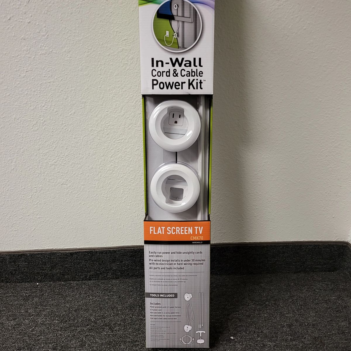 In-Wall Cord & Cable Power Kit