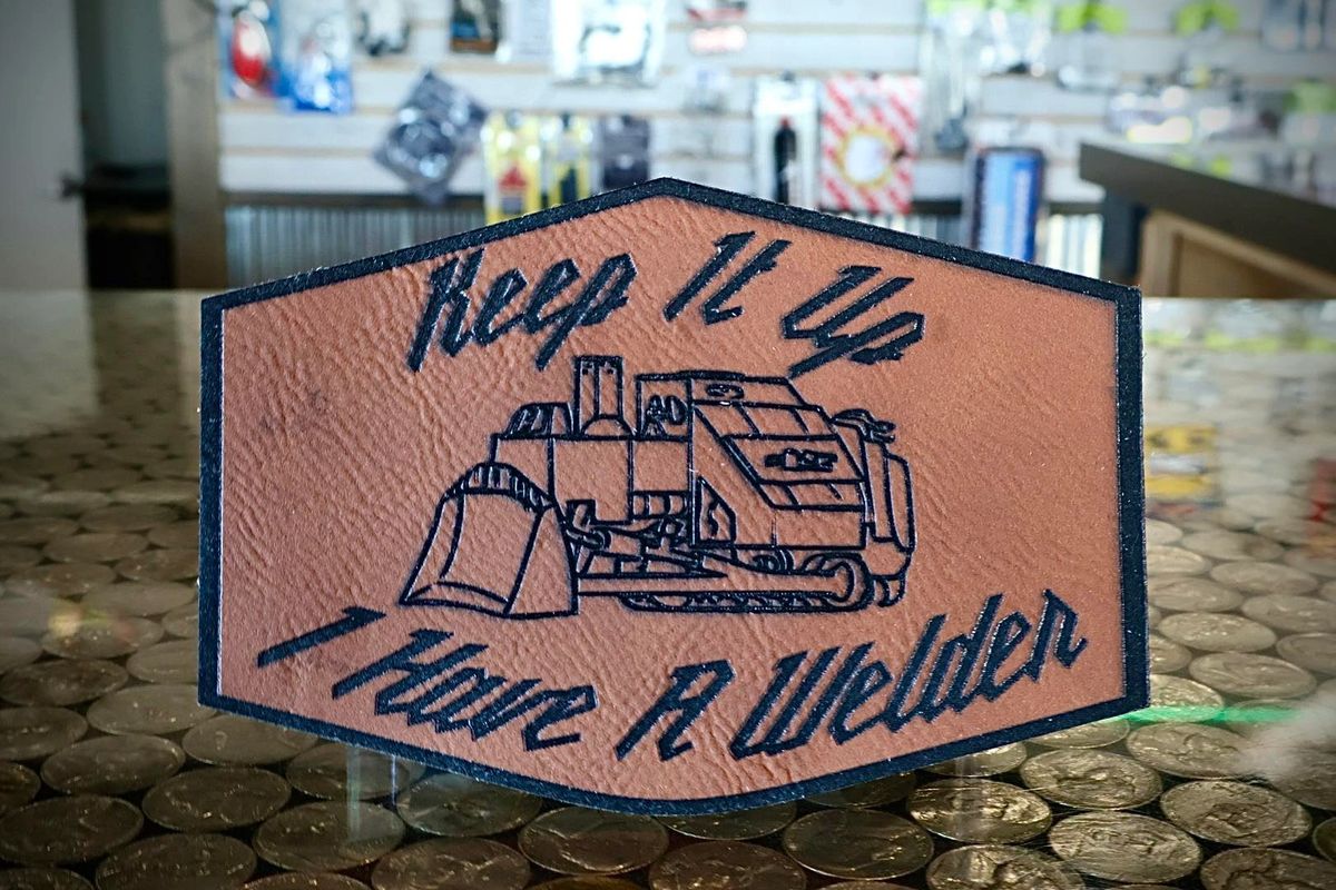 Iron On Patch: Keep It Up I Have A Welder