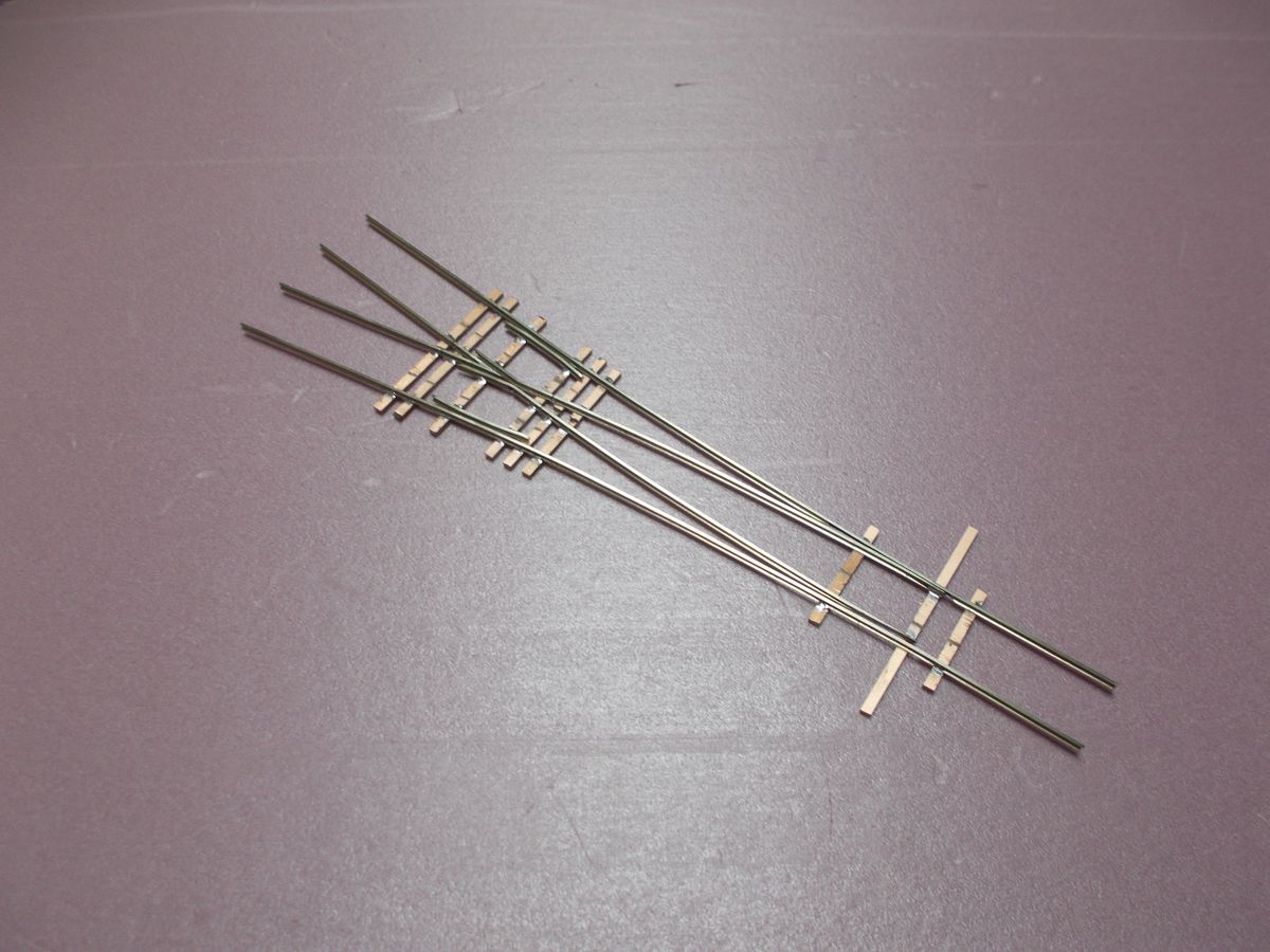 Wye turnout (skeleton only)