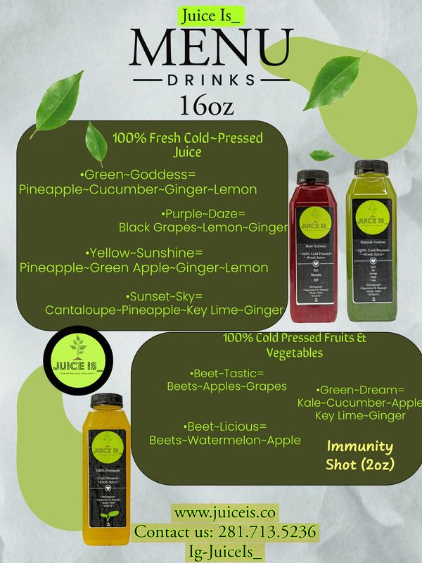 Juice Is_ - Order Handcrafted Cold Press Juice Online