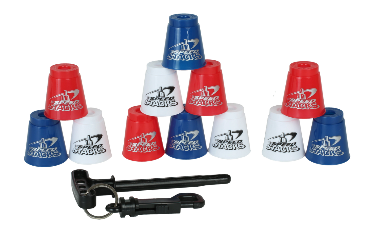 SPEED STACKS MINI'S RED,WHITE & BLUE