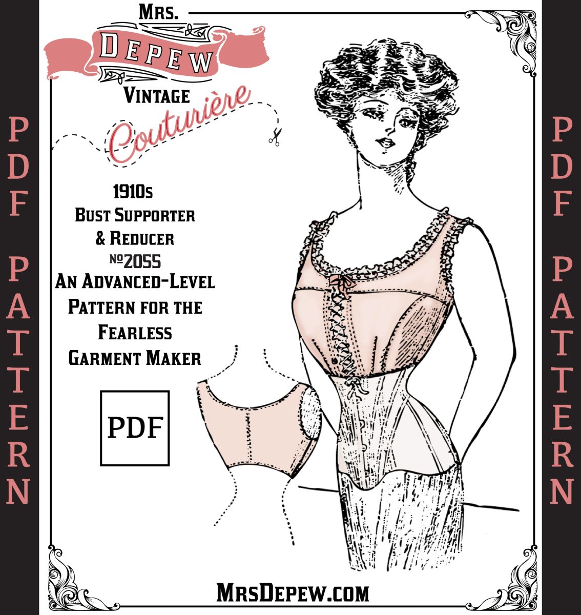 1908 Vintage May Manton Sewing Pattern Ladies' 1900s-1910s Bust ...