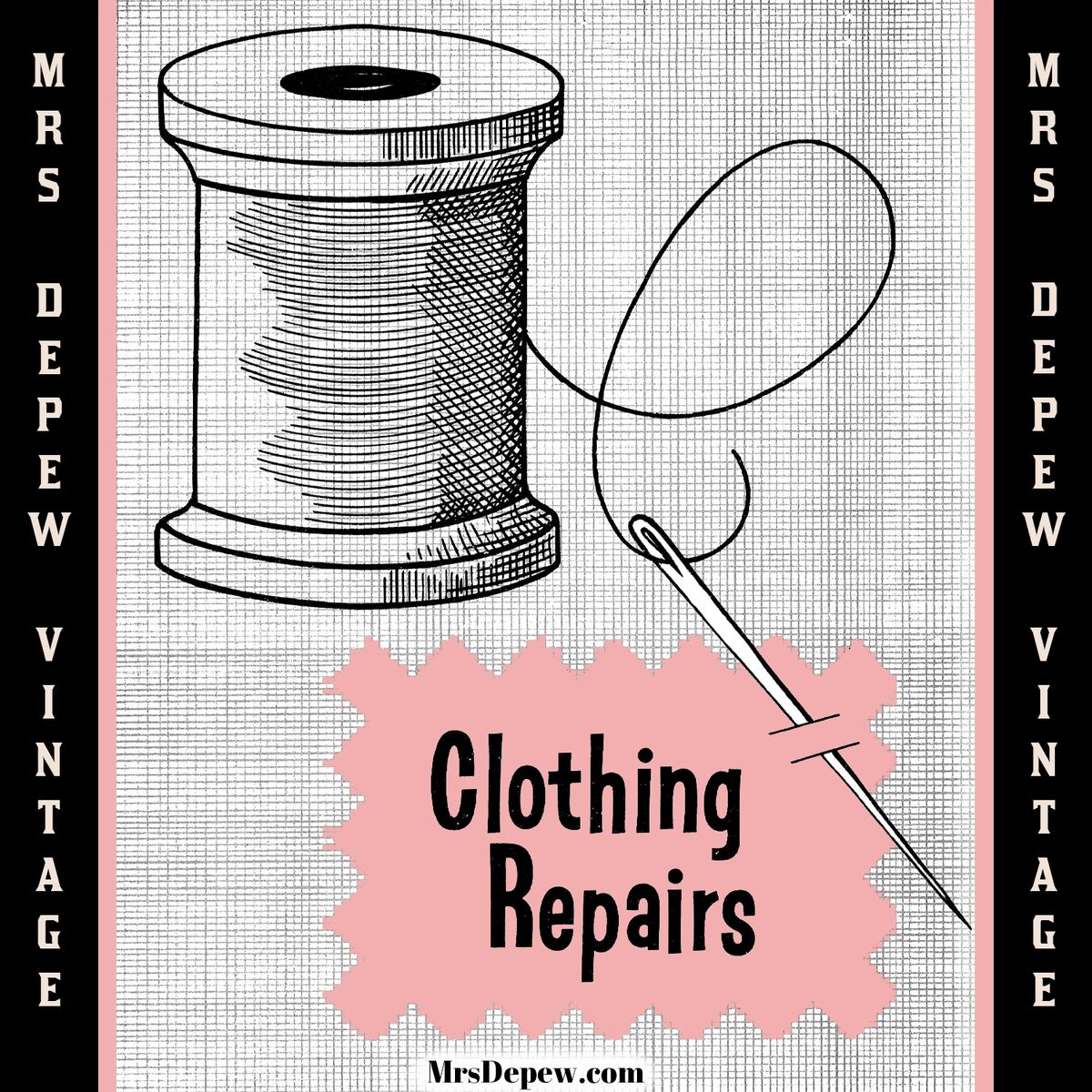 Vintage Clothing Repairs Booklet How to Mend Garments of Every Kind - E ...