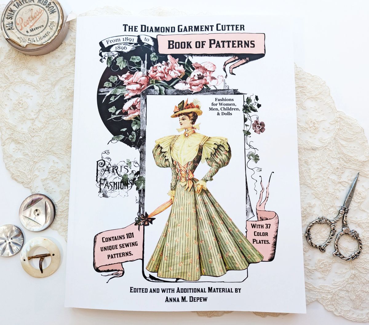 1890s The Diamond Garment Cutter Book of Patterns 1891 to 1896 with ...