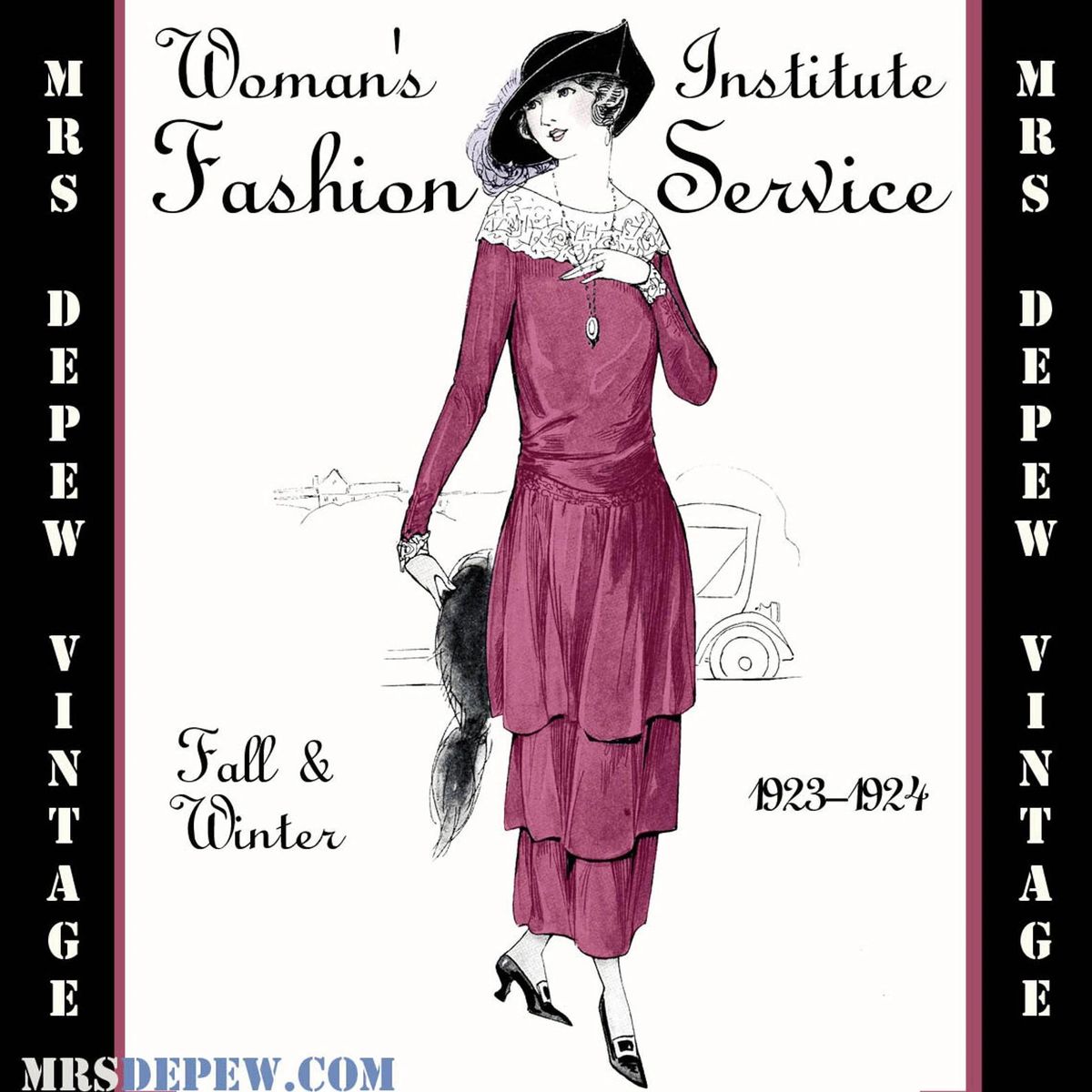 Vintage Sewing Book Fall Winter 1923-24 Fashion Service Magazine ...