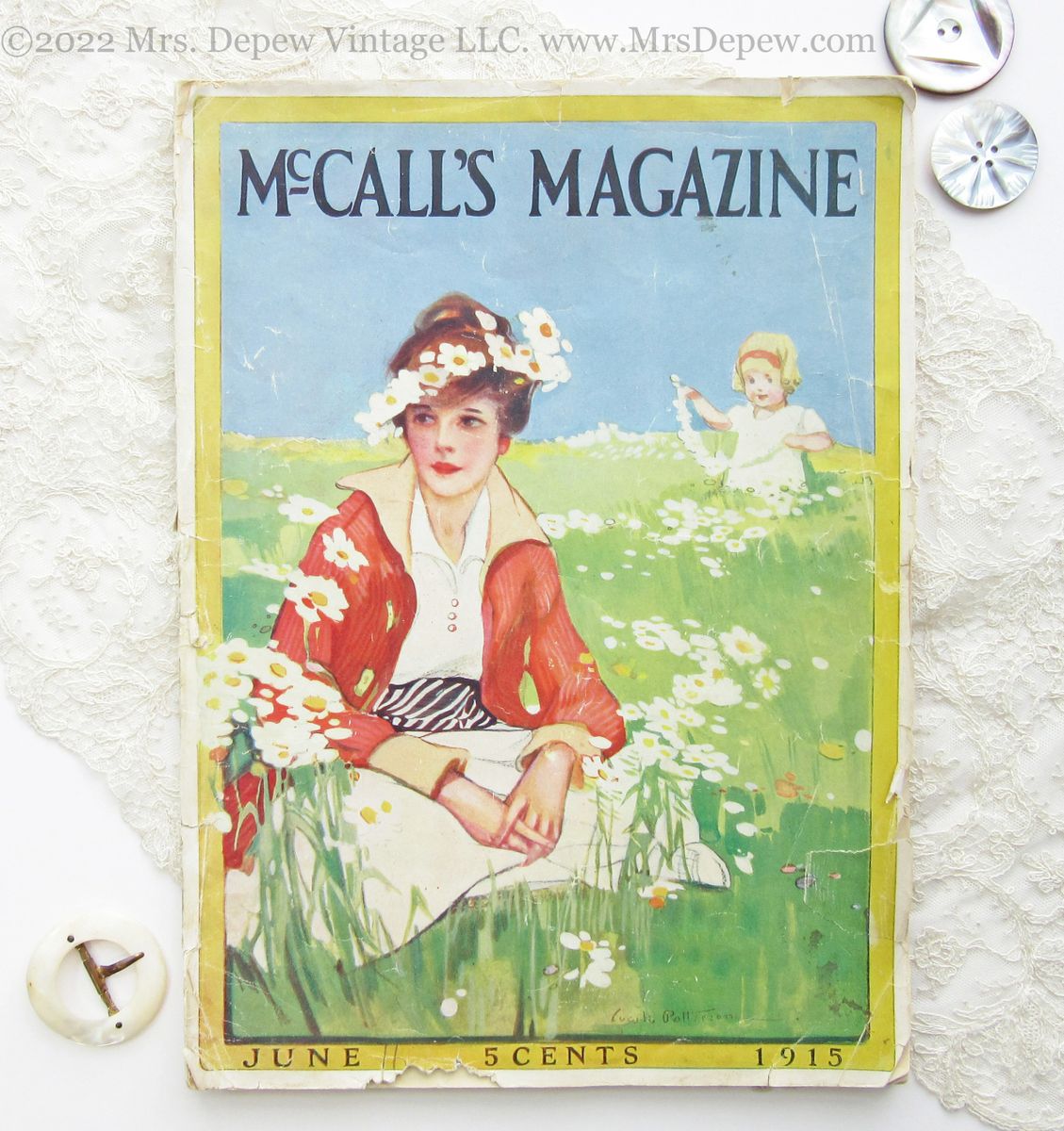 ORIGINAL June 1915 McCall's Magazine Advertising Sewing Patterns 1910s ...