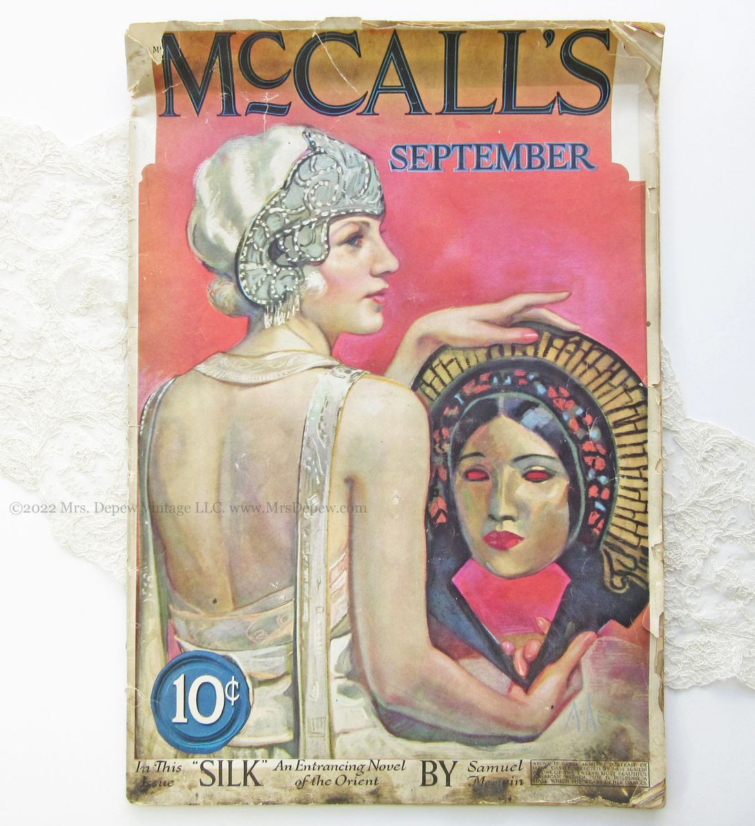 RARE September 1923 McCall's Magazine Advertising Sewing Patterns 1920s Fashion Neysa McMein Cover