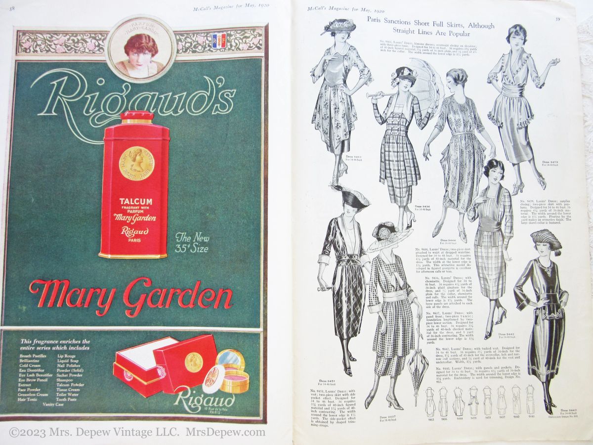 1920s Fashion Advertisements