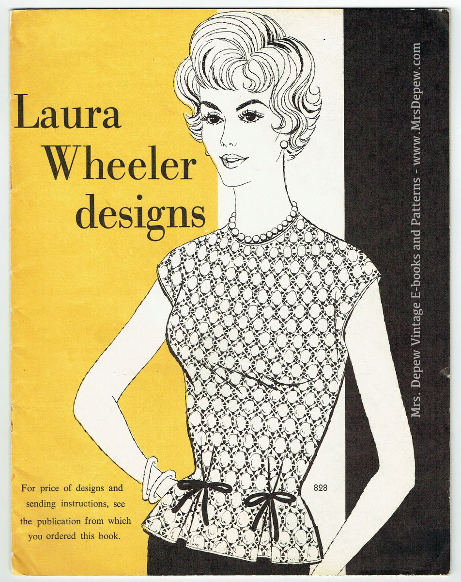 Rare Vintage Original 1960s Mail Order Catalog Laura Wheeler Designs ...
