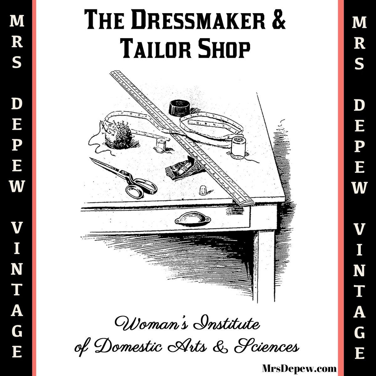 25-2 The Dressmaker and Tailor Shop E-Book Vintage Woman's Institute 1920s