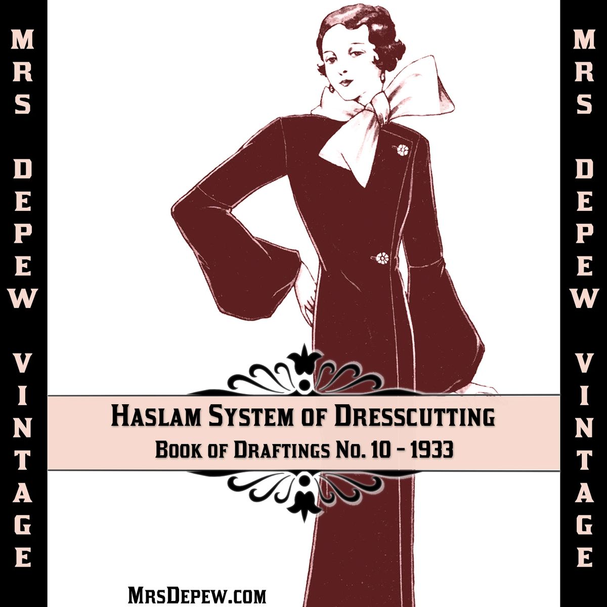 1933 Haslam Dresscutting Book No. 10 Vintage Sewing Pattern E-book with ...