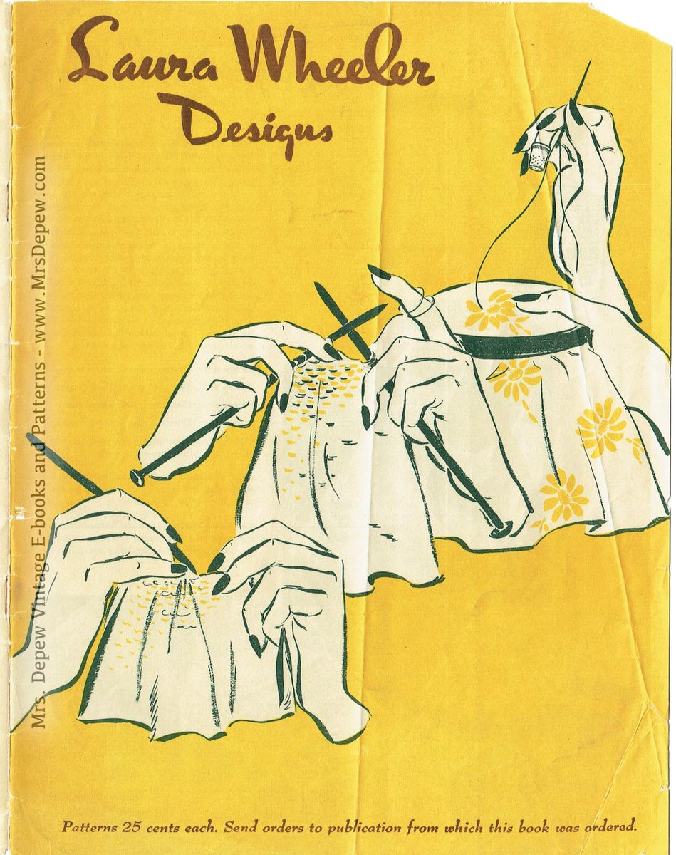 PDF Copy Vintage Mail Order Catalog Laura Wheeler Designs Pattern ...