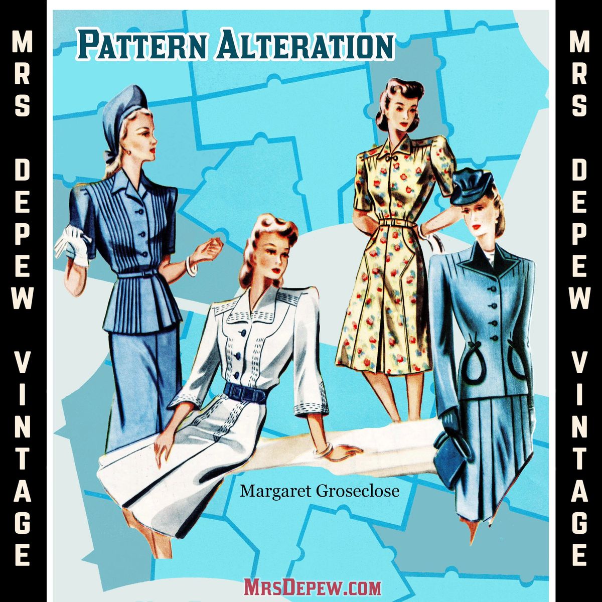 Vintage Sewing Pattern Alteration Lesson Booklet Margaret Groseclose ...