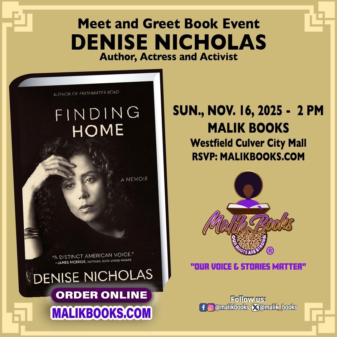Meet & Greet Book Talk with Actor, Actress & Activist Denise Nicholas