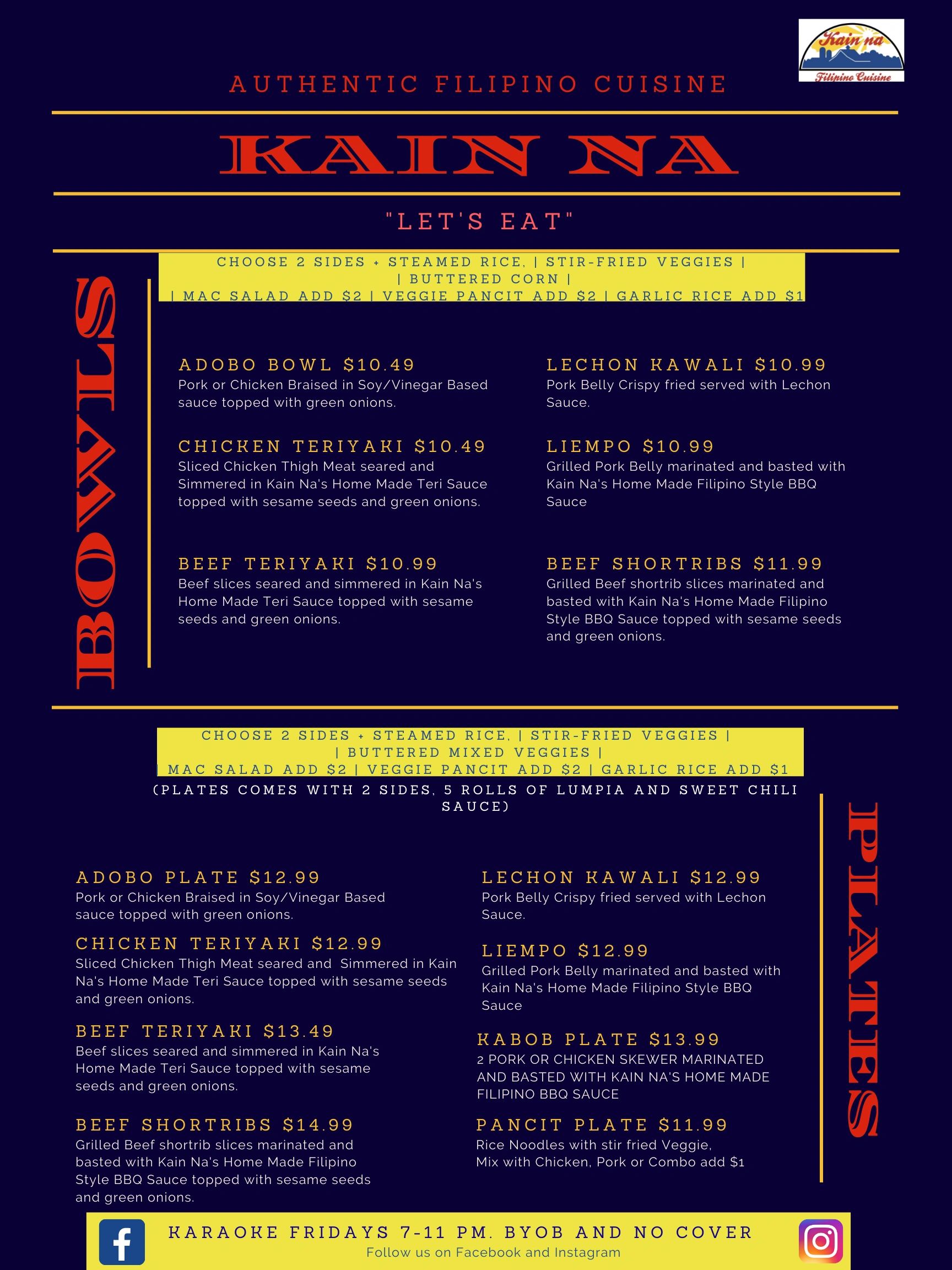 Filipino, Asian - Kain Na - Filipino Cuisine - San Antonio, Texas