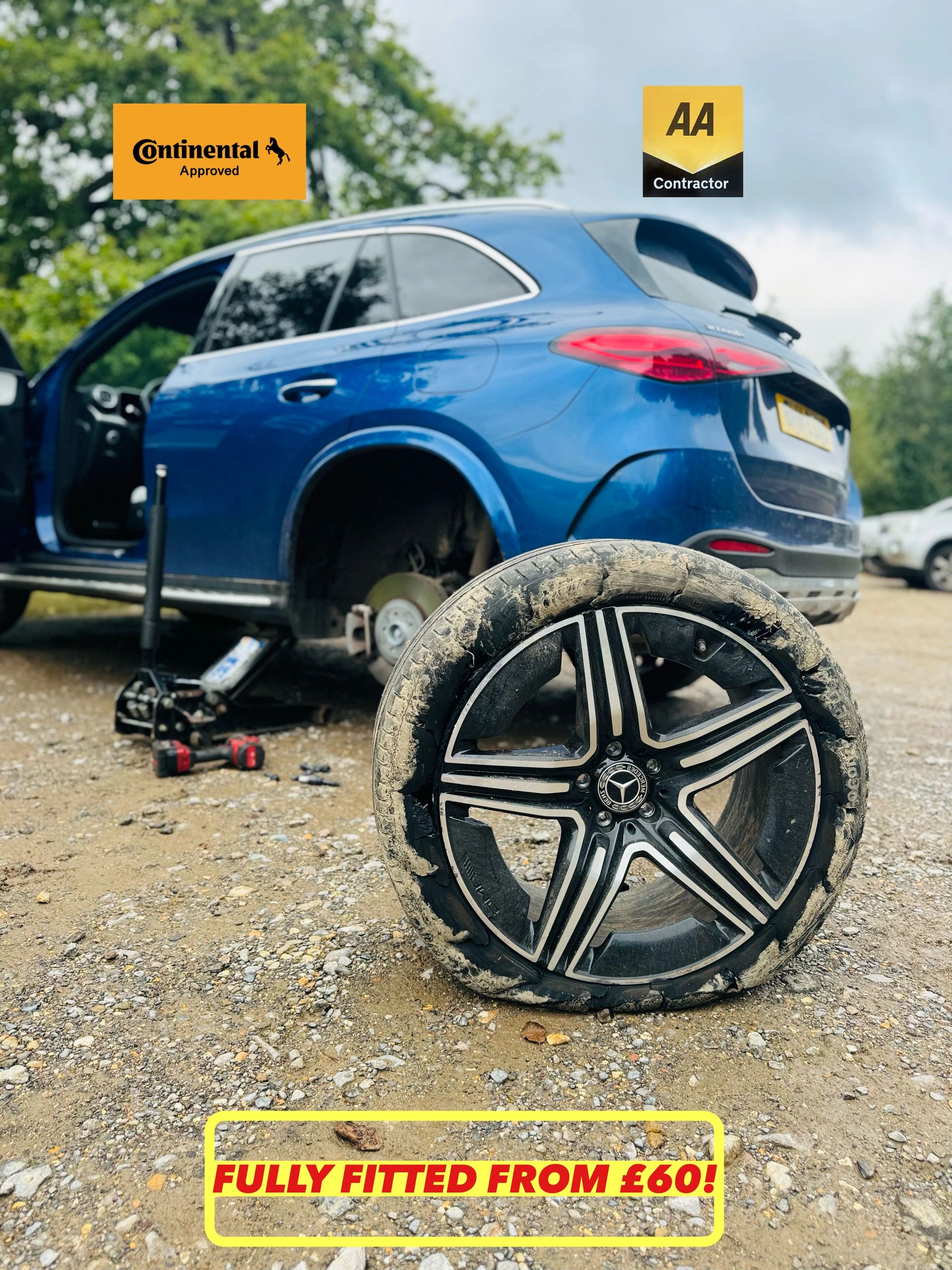 Tyre Patrol - Mobile Tyre Fitting - Locking Nut, Locking Wheel Nut Removal