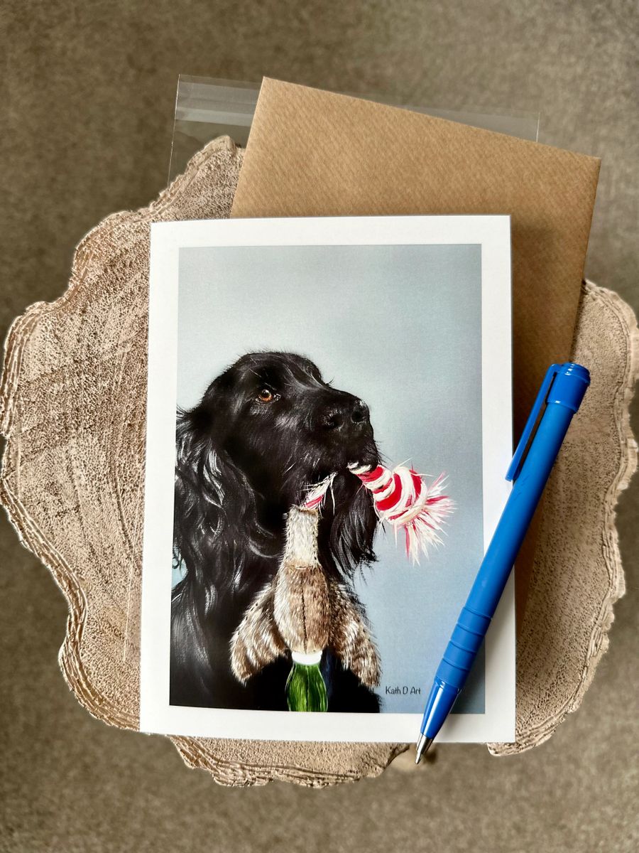 cocker spaniel card