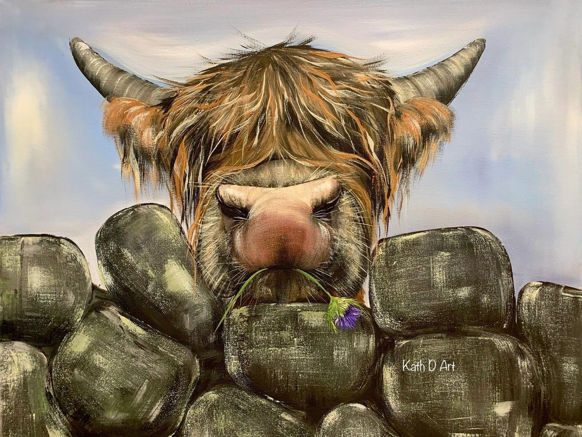Heilan Coo at wall mounted print