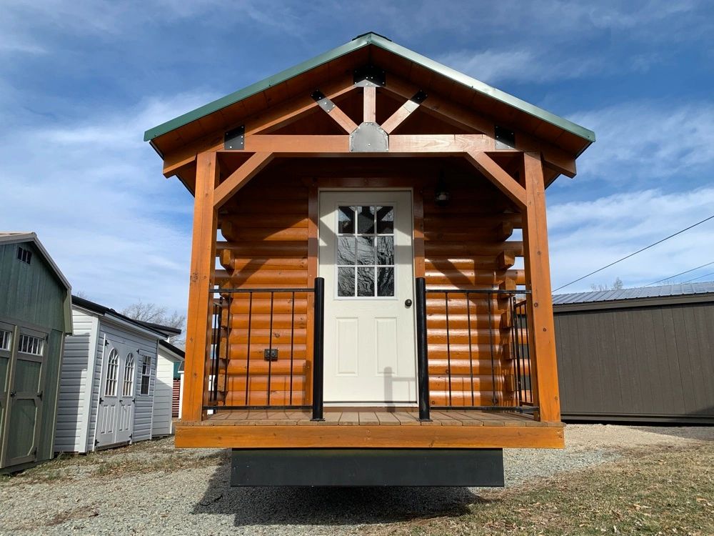 Available to Order...10x30 Log Cabin Camper Trailer