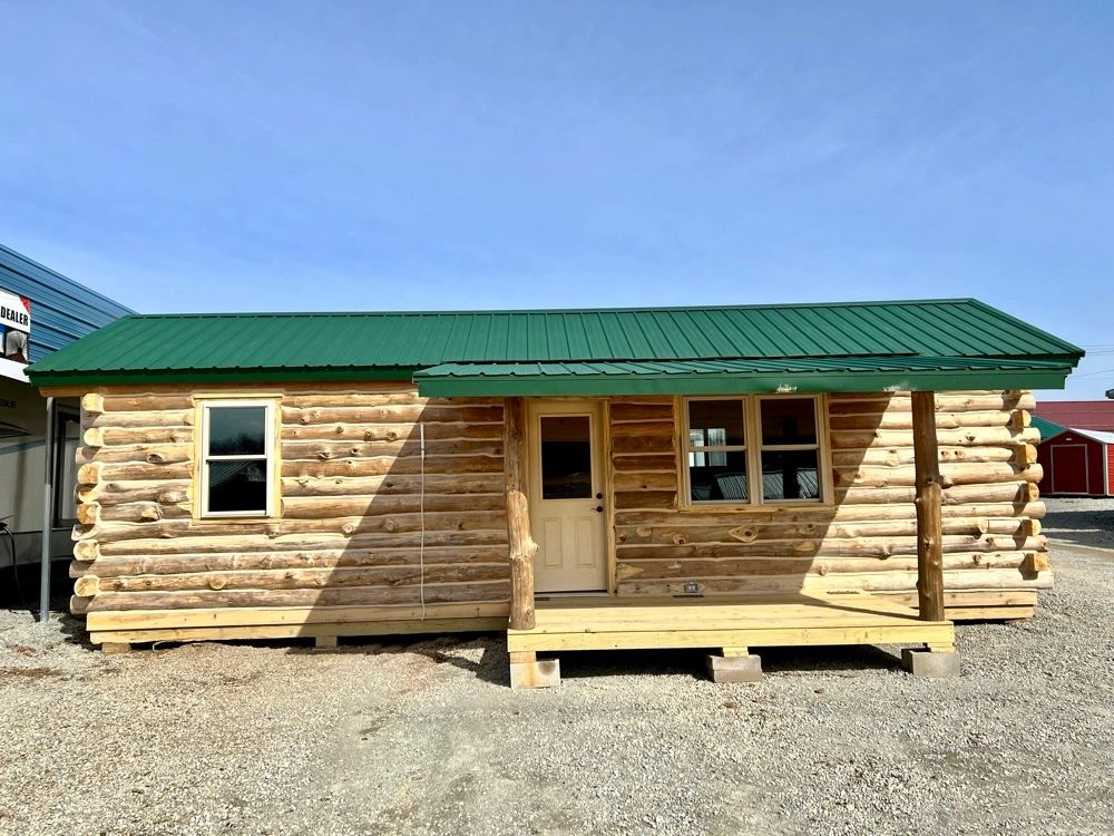 Available to Order...12x32 Ozark Log Cabin