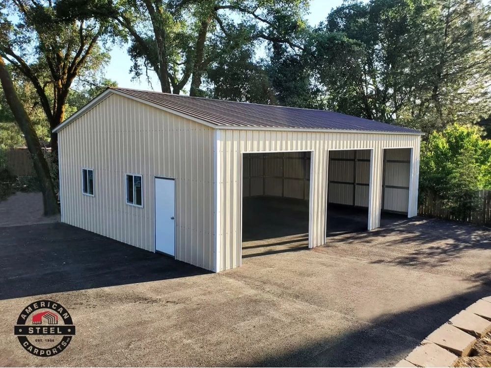 26x35x9 Steel Garage