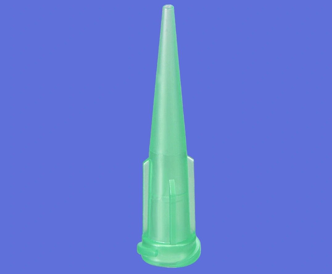 18G Tapered Dispensing Tip Green TT18-RIGID-PK