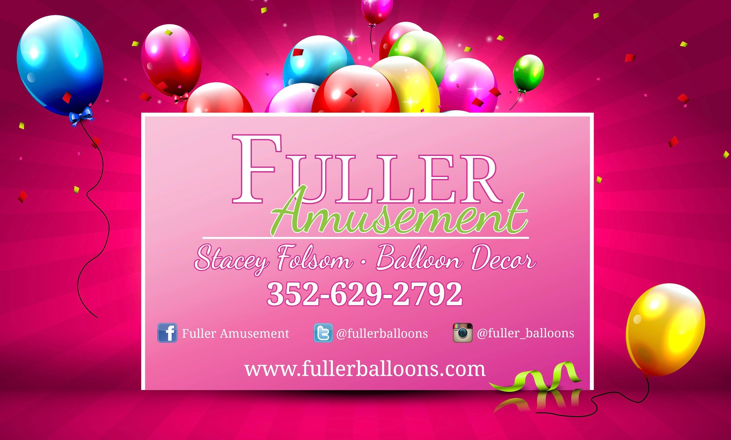 Fuller Balloons - Balloons, Balloon Decor, Teepee Rentals